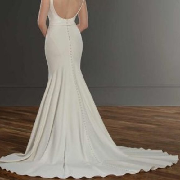 Martina Liana | Dresses | Nwt Martina Liana Ivory 235 Square Neck Fit ...